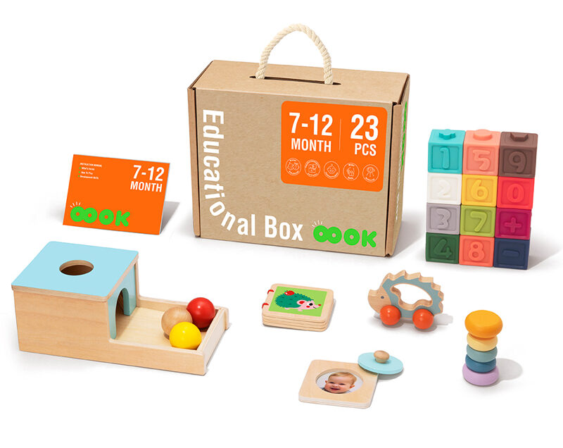 Educational Age Box - Tookystudio wooden toy wholesale